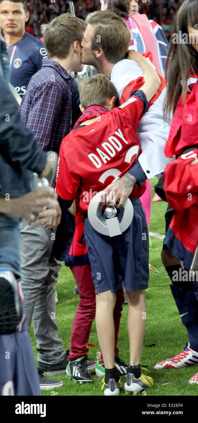 David Beckham plays his last match before retirement with Paris St ...