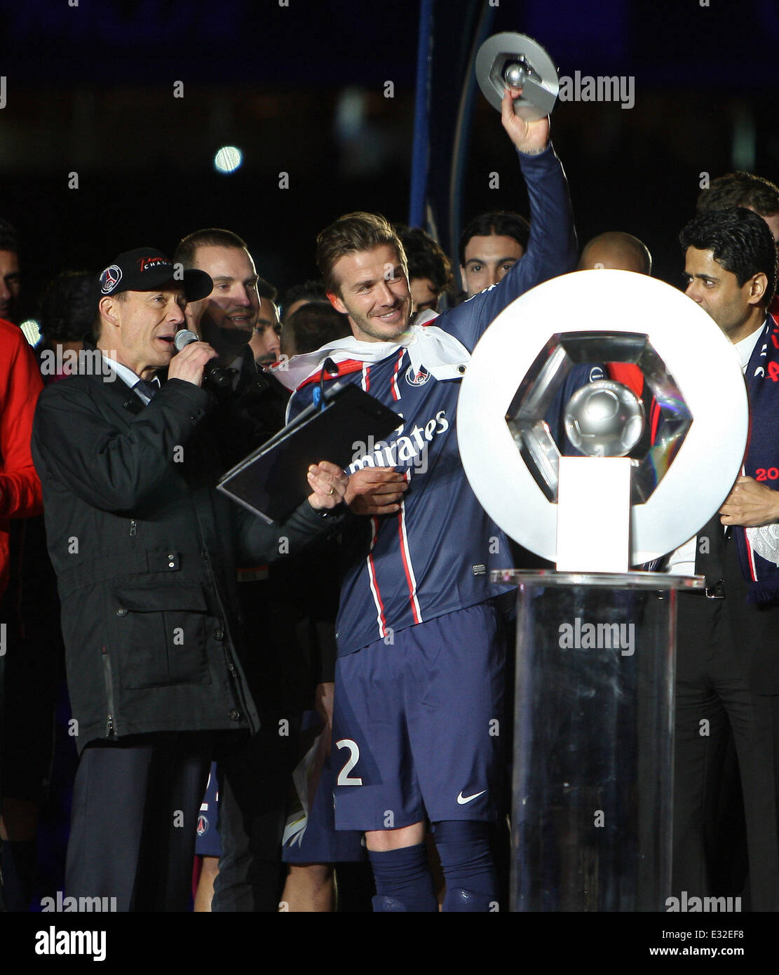 David Beckham plays his last match before retirement with Paris St ...