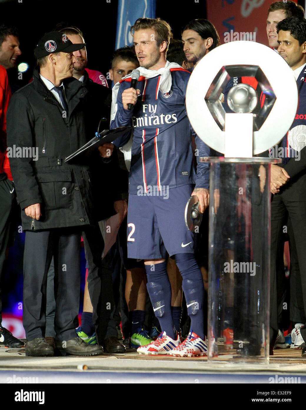David Beckham plays his last match before retirement with Paris St ...