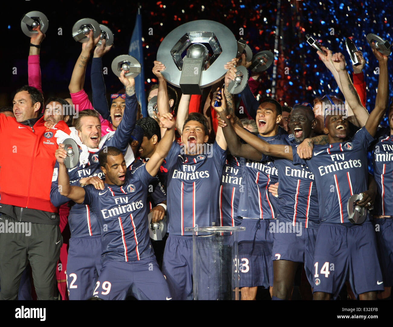 David Beckham plays his last match before retirement with Paris St ...