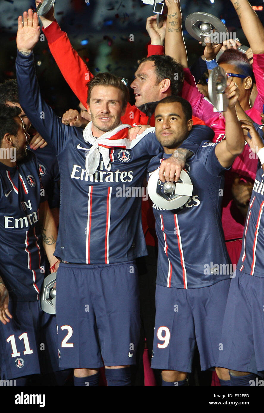 David Beckham plays his last match before retirement with Paris St ...