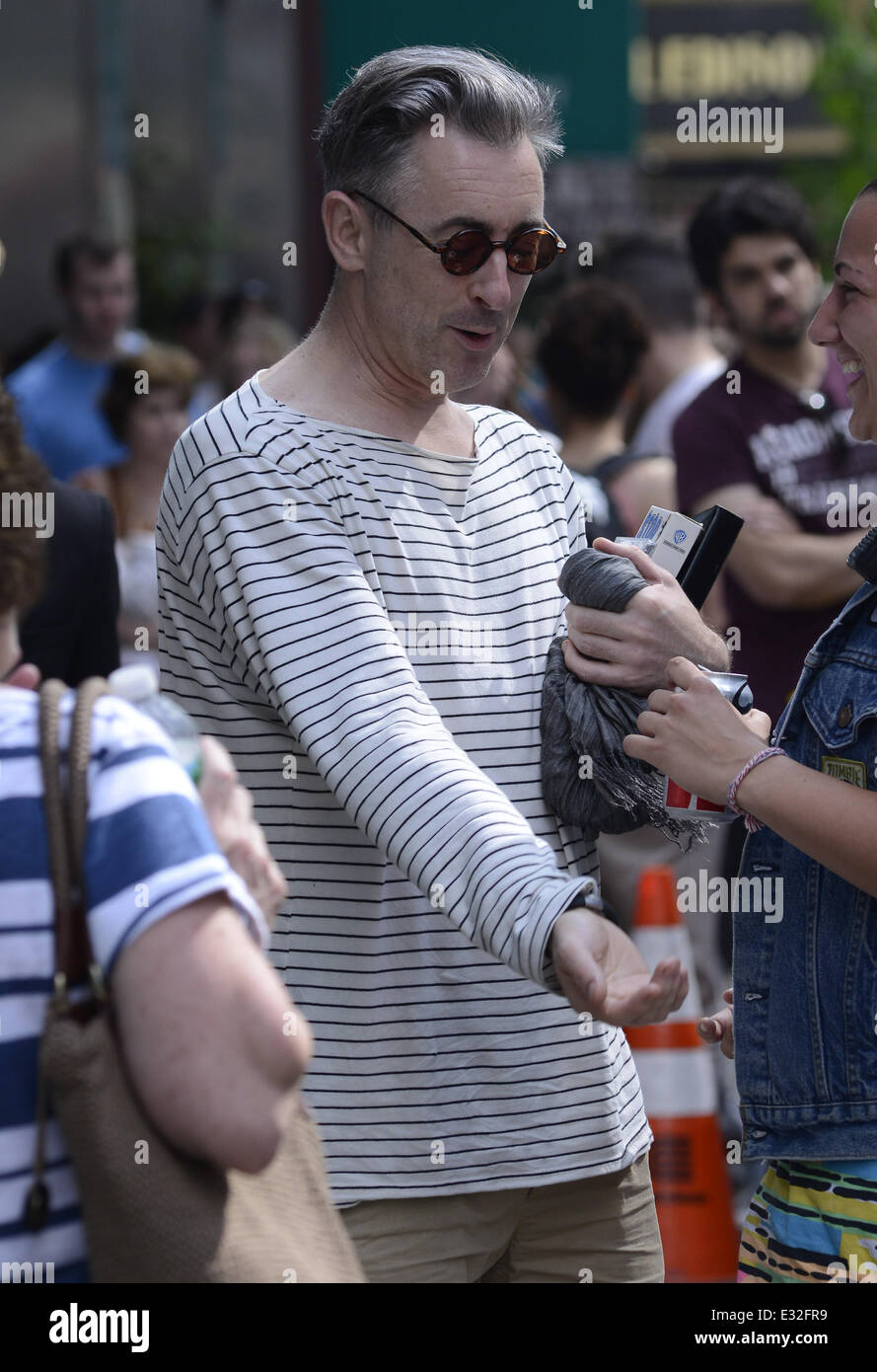 Actor Alan Cumming seen out and about in Times Sqaure Featuring: Alan ...