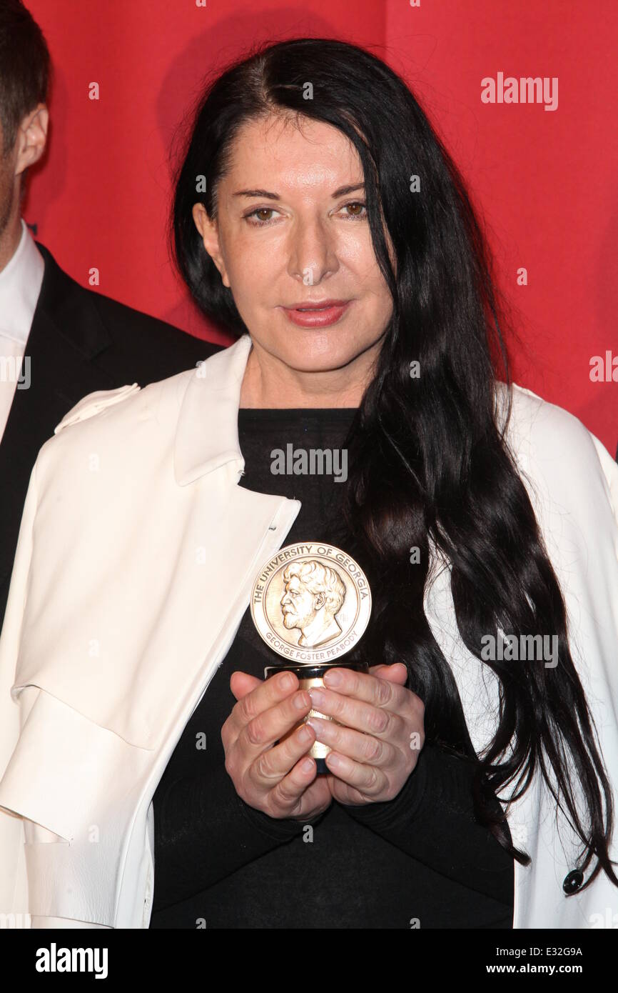 72nd Annual Peabody Awards hosted by Scott Pelley at Waldorf-Astoria Featuring: Marina Abramovic ...