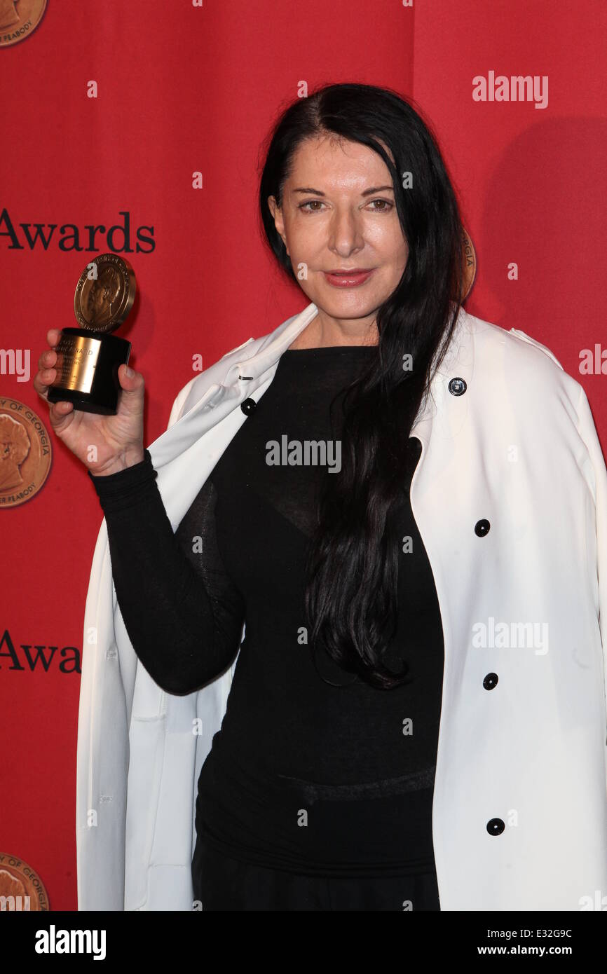 72nd Annual Peabody Awards hosted by Scott Pelley at Waldorf-Astoria Featuring: Marina Abramovic ...