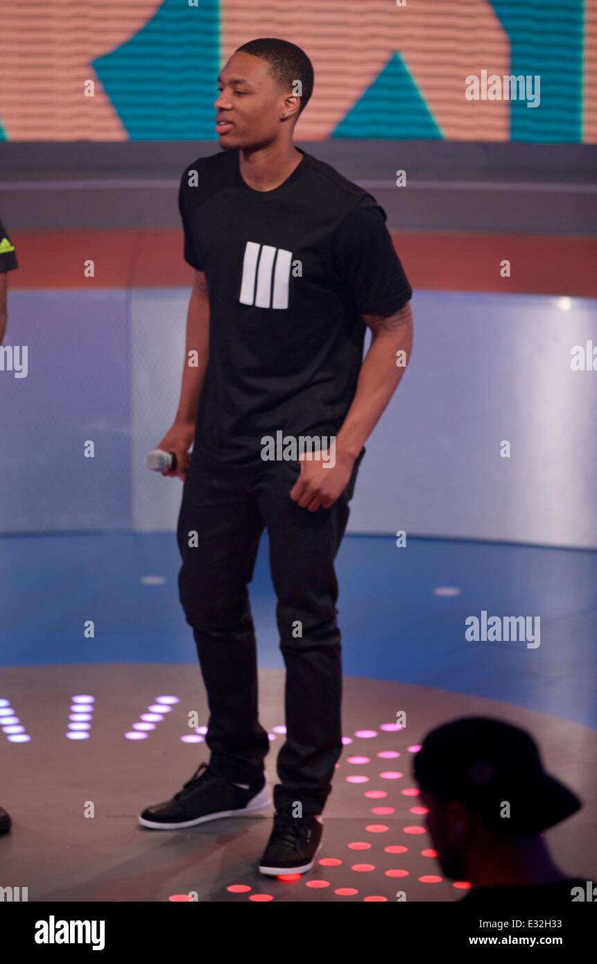 Today on 106 & Park LIVE Featuring: Damian Lillard Where: New York City ...