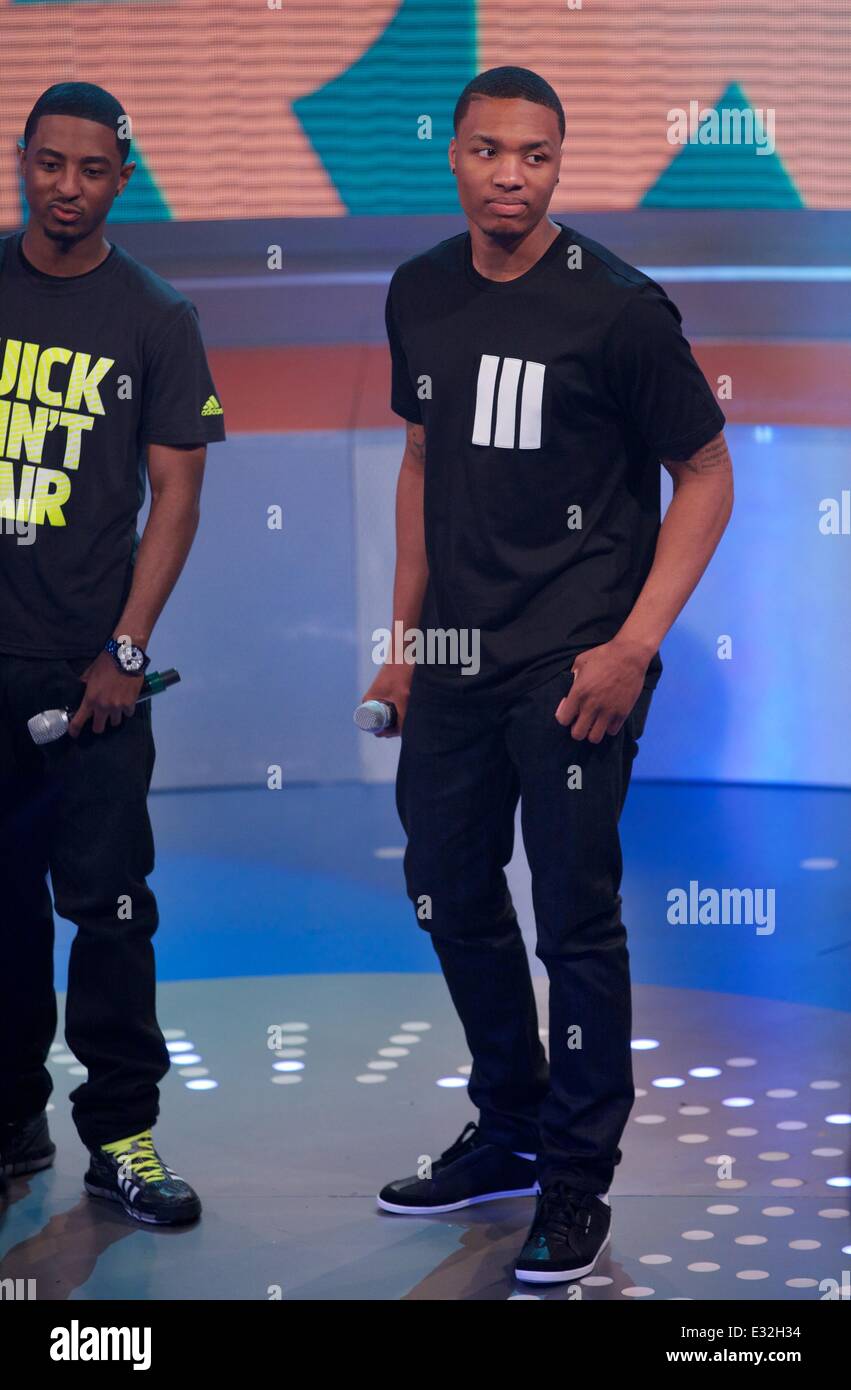 Today on 106 & Park LIVE Featuring: Damian Lillard Where: New York City ...
