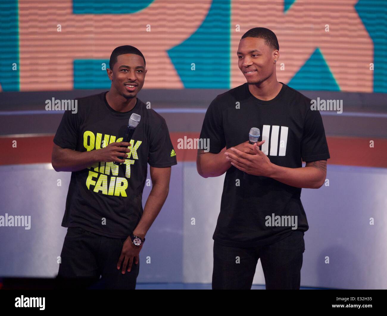 Today on 106 & Park LIVE Featuring: Damian Lillard Where: New York City ...
