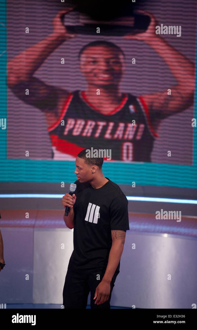 Today on 106 & Park LIVE Featuring: Damian Lillard Where: New York City ...