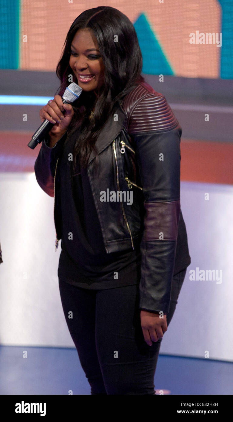 Celebrities appear on BET's 106 & Park Featuring: Candice Glover Where ...