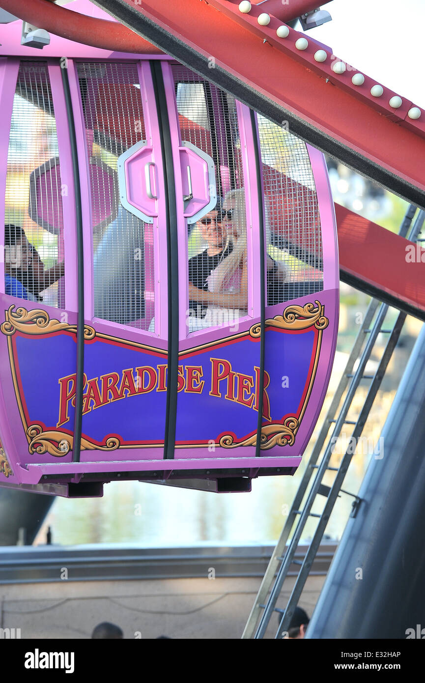 Courtney Stodden and her husband Doug Hutchison celebrate their second ...