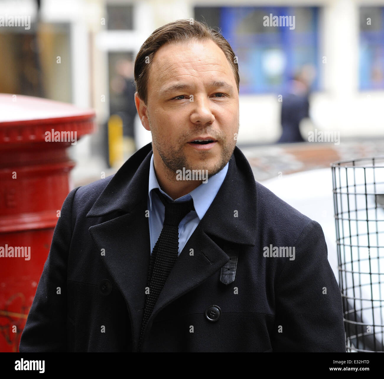 Celebrities at the BBC Radio 2 studios Featuring: Stephen Graham Where ...