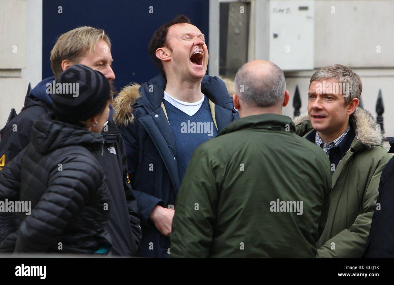 'Sherlock' filming on location in Baker Street Sherlock is a British ...
