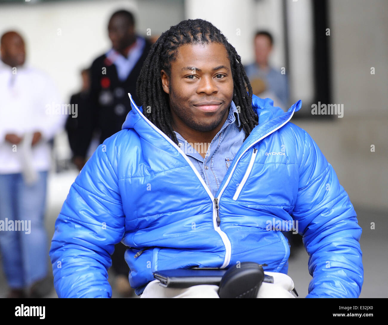 Celebrities seen leaving the BBC studios Featuring: Ade Adepitan Where ...