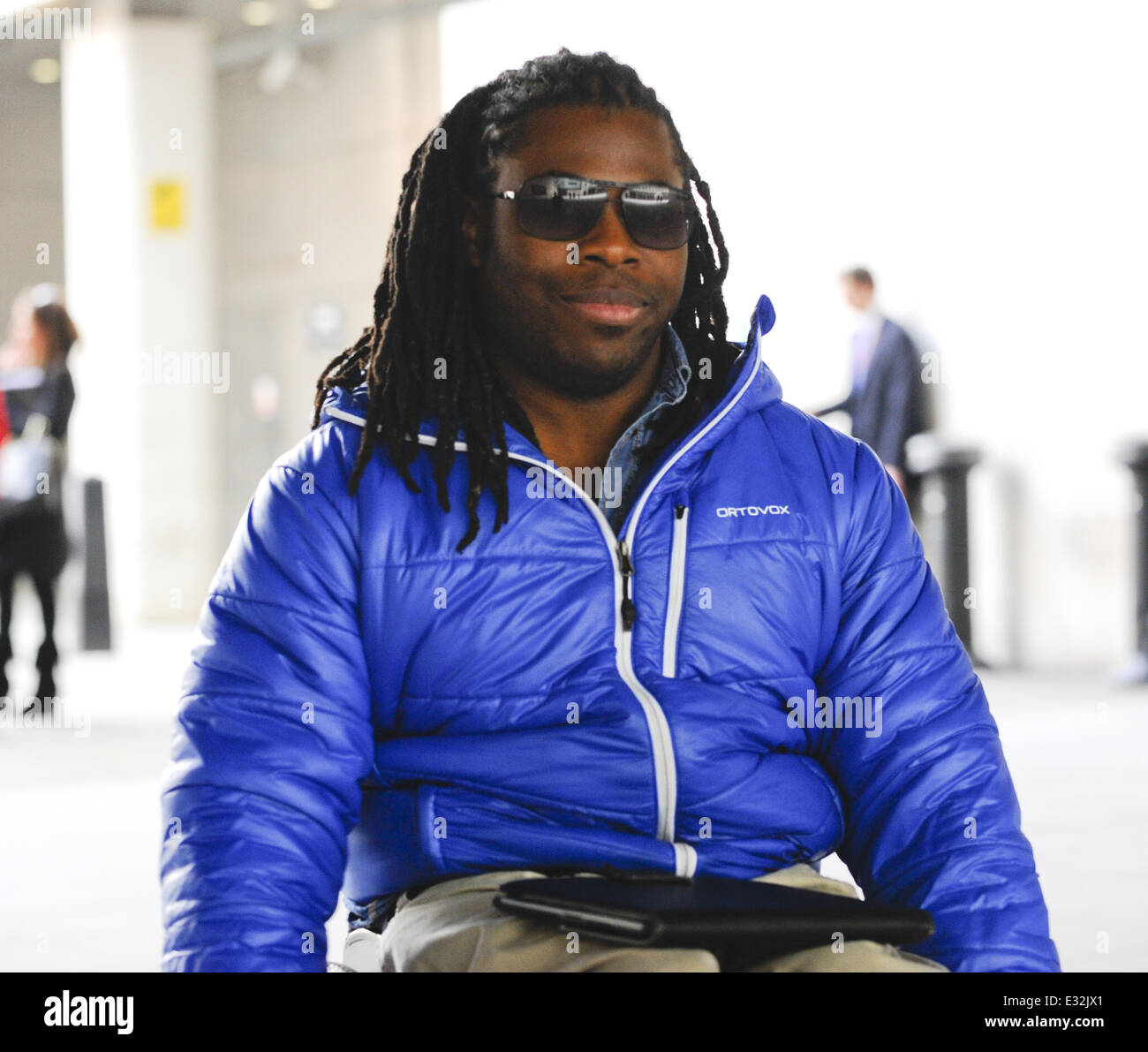 Celebrities seen leaving the BBC studios Featuring: Ade Adepitan Where ...