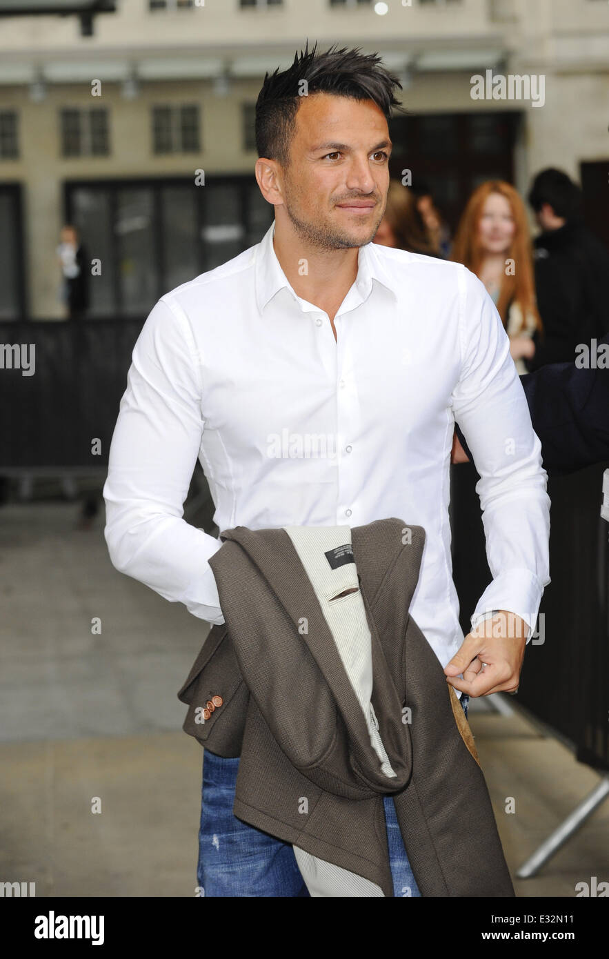 Peter Andre seen leaving the BBC Studios Featuring: Peter Andre Where ...