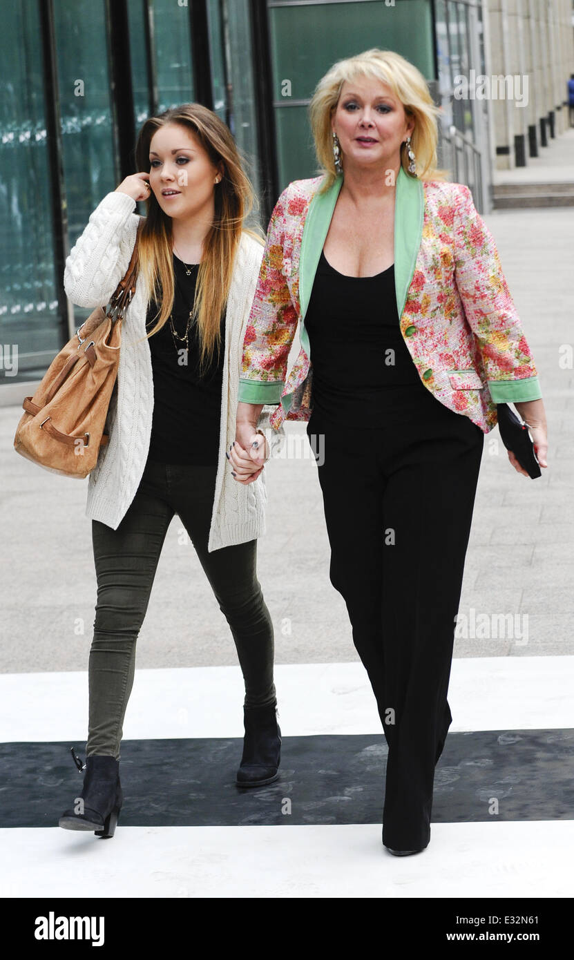 Lorraine High Street Fashion Awards held at Canary Wharf - Outside ...