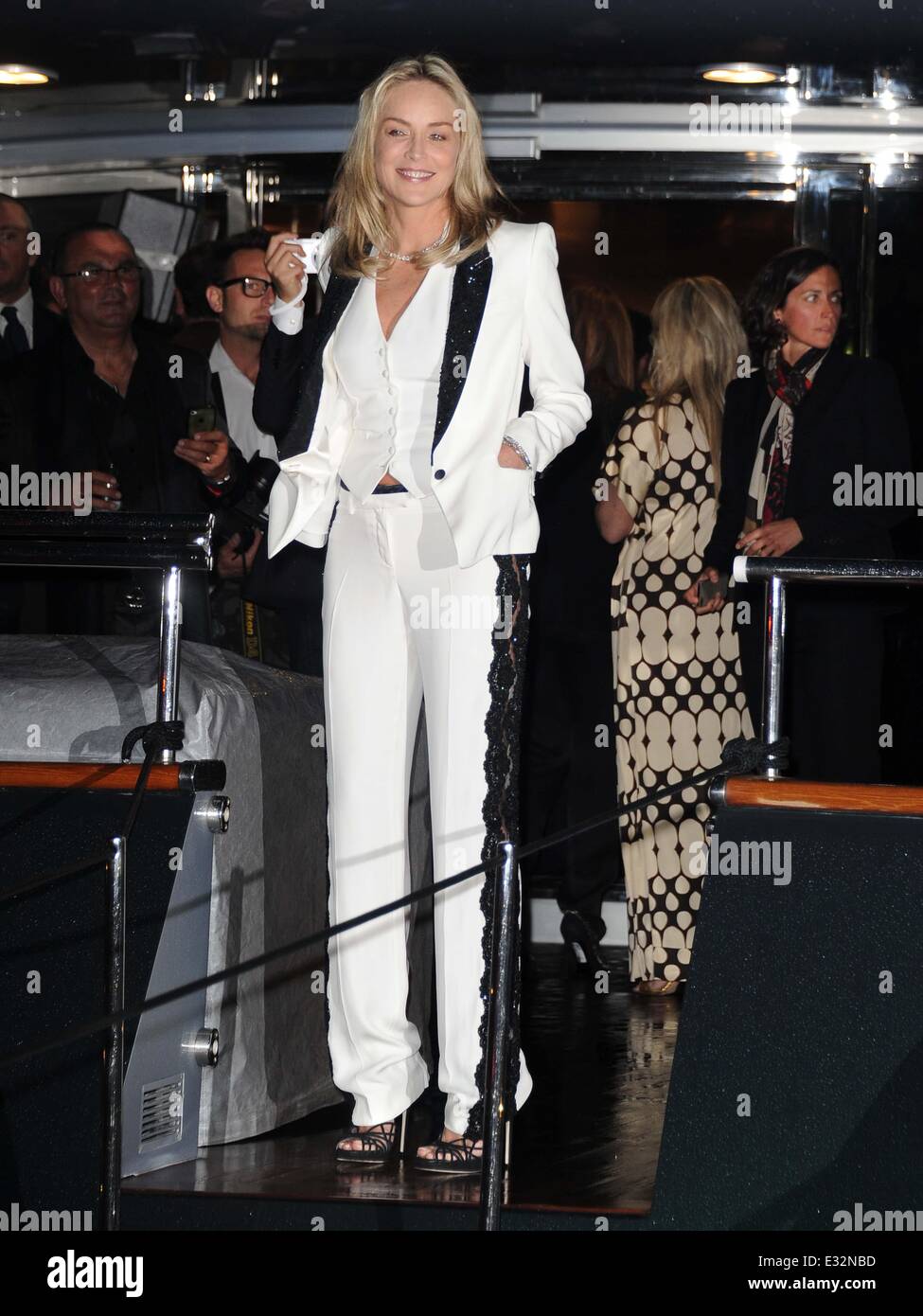 66th Cannes Film Festival - Roberto Cavalli Yacht Party Featuring ...