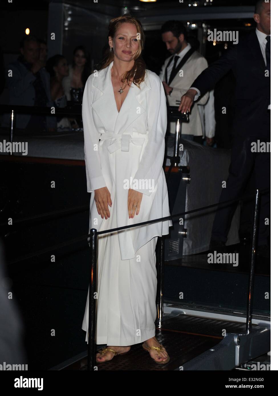 66th Cannes Film Festival - Roberto Cavalli Yacht Party Featuring: Uma ...
