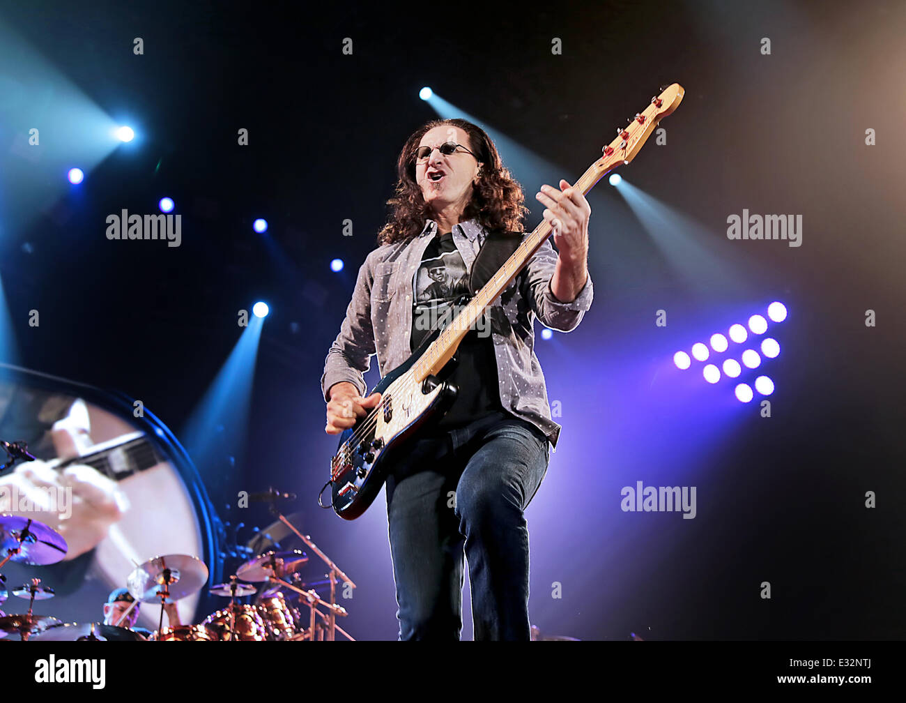 Rush Performing on the first night of Their 'Clockwork Angels' UK Tour ...