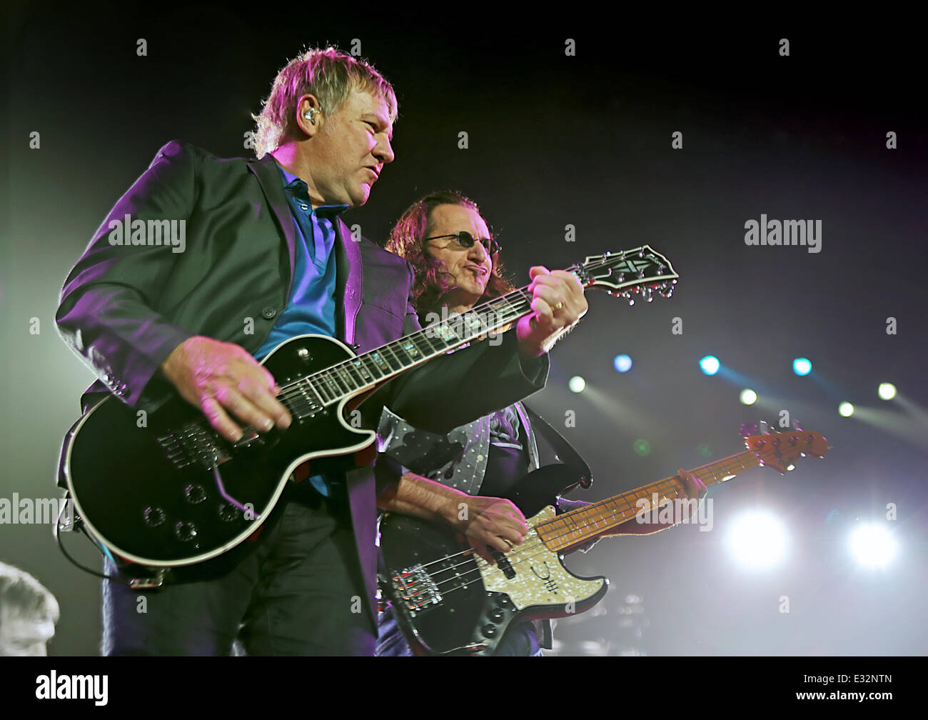 Rush Performing on the first night of Their 'Clockwork Angels' UK Tour ...