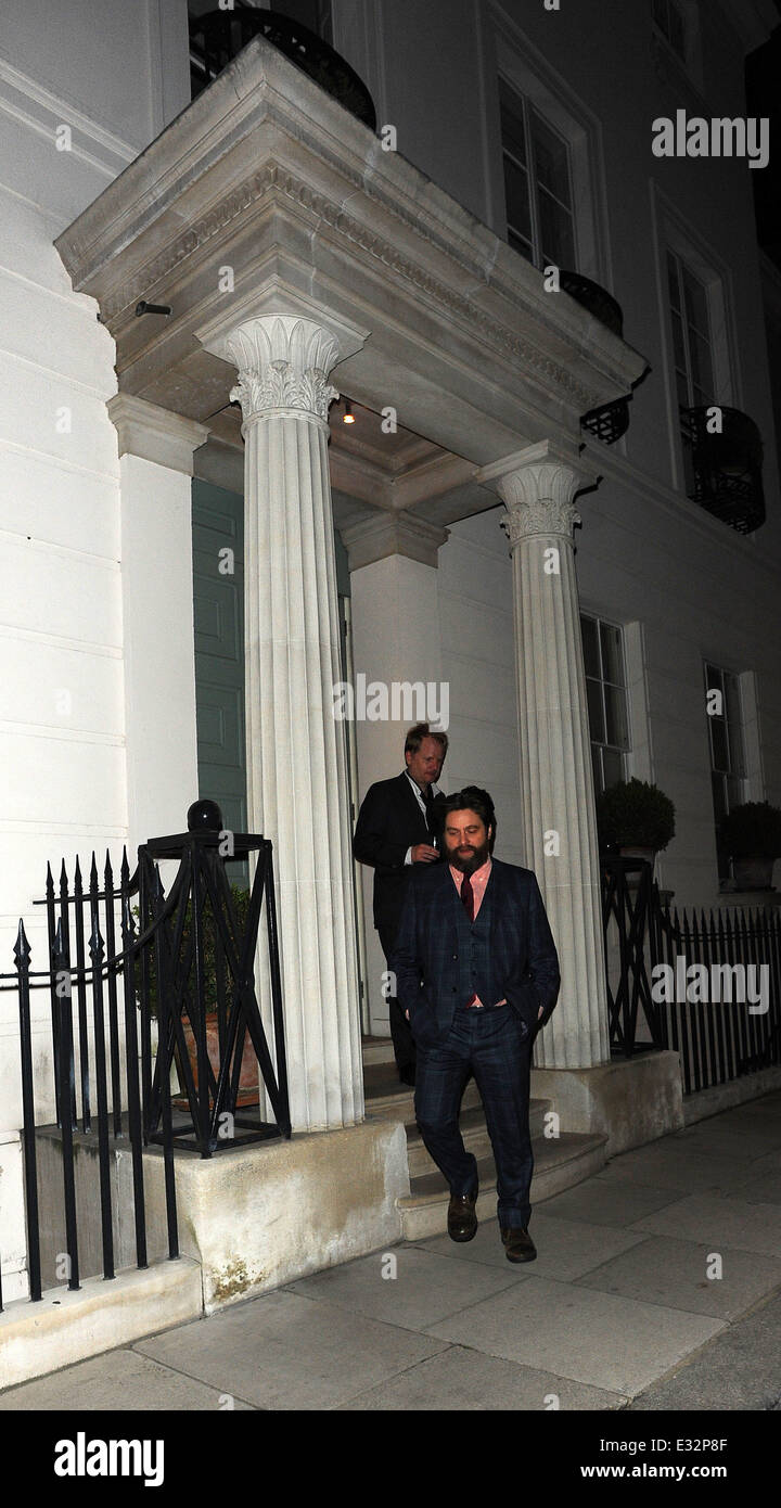 Celebrities leaving 'The Hangover Part III'' Afterparty held at Roka ...