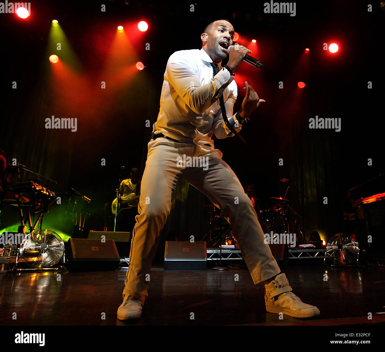 Craig David performing on stage at the Indigo2 club at the O2 Arena ...