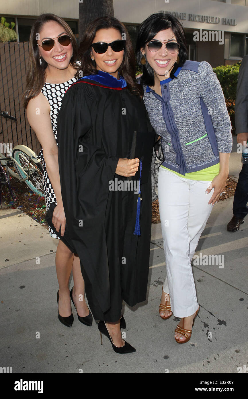 Eva longoria graduates masters degree hi-res stock photography and ...