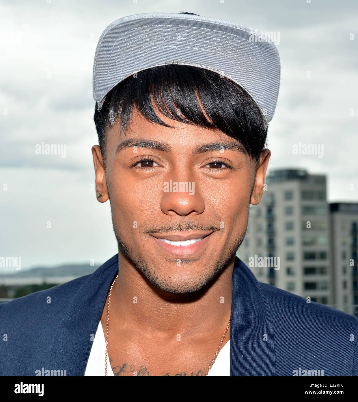 Marcus Collins and Glenda Gilson pose during a photoshoot on the ...