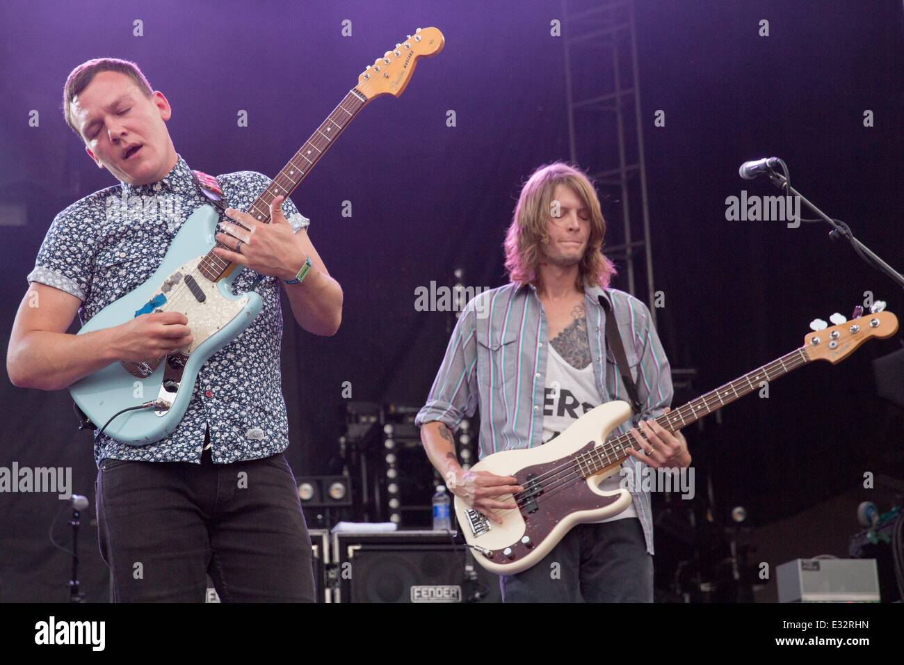 Dover, Delaware, USA. 21st June, 2014. BRAD SHULTZ (L) and DANIEL ...