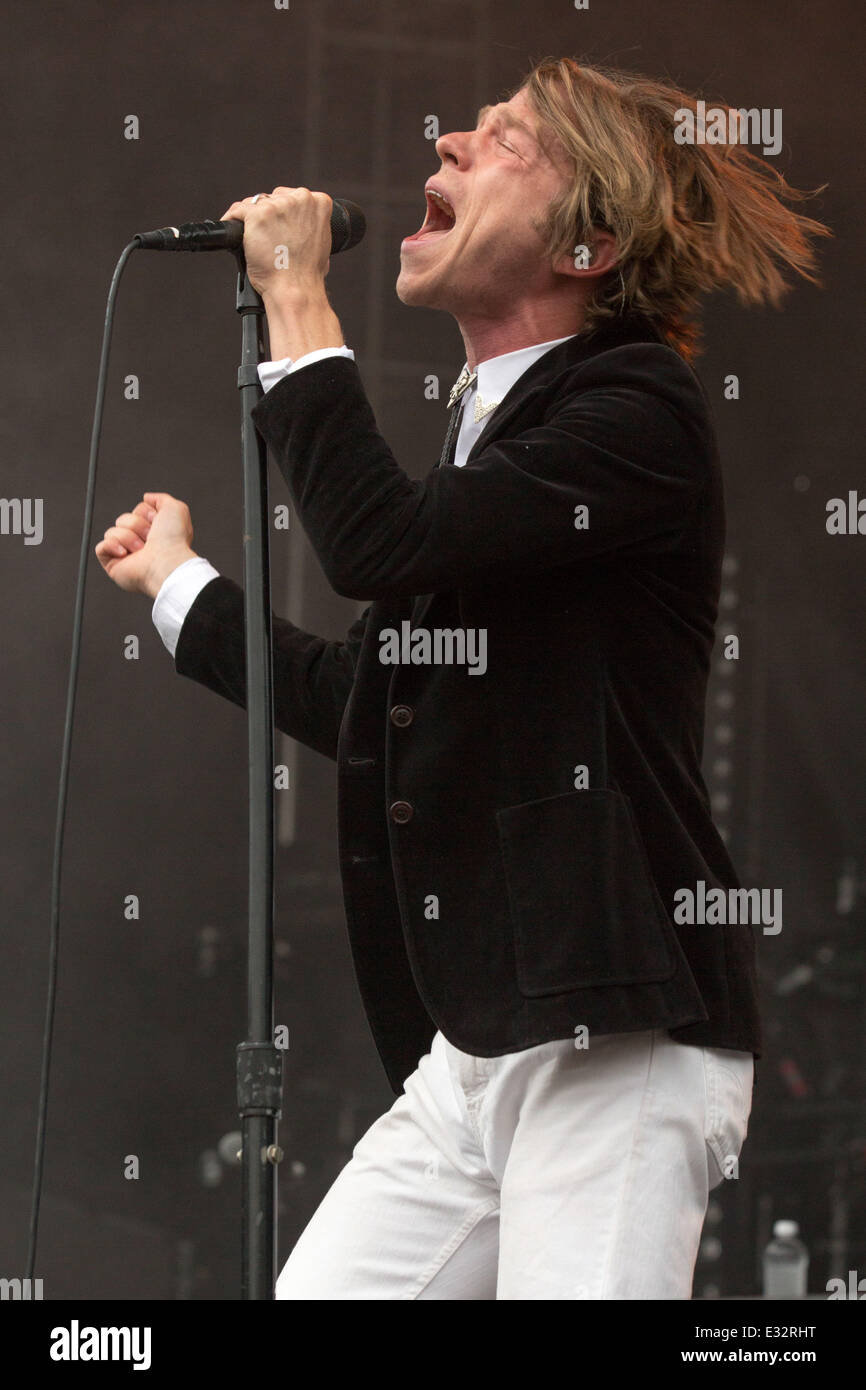 Dover, Delaware, USA. 21st June, 2014. Vocalist MATTHEW SHULTZ of the ...