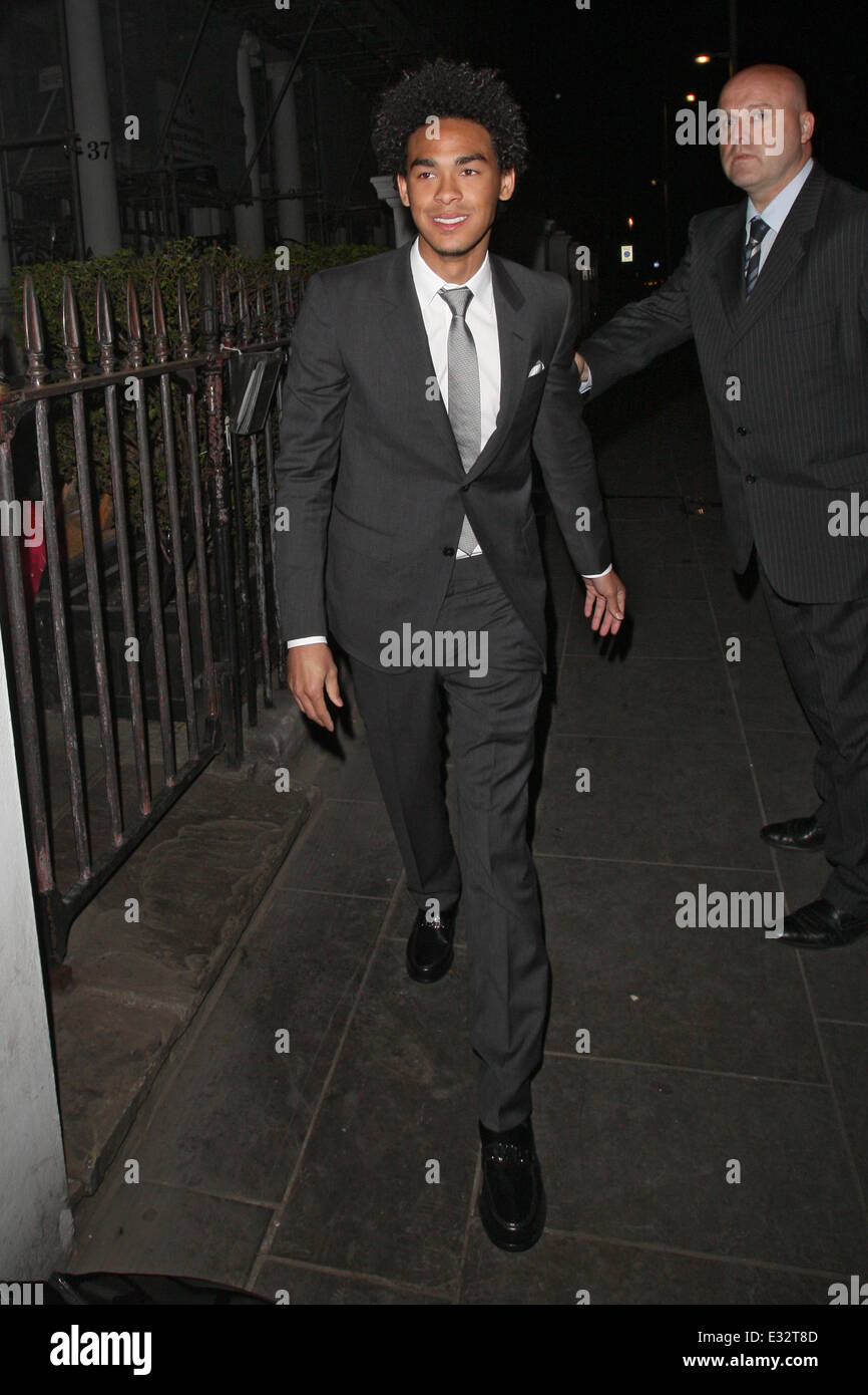 Celebrities arriving for DJ AcE aka Trey Smith live performance at ...