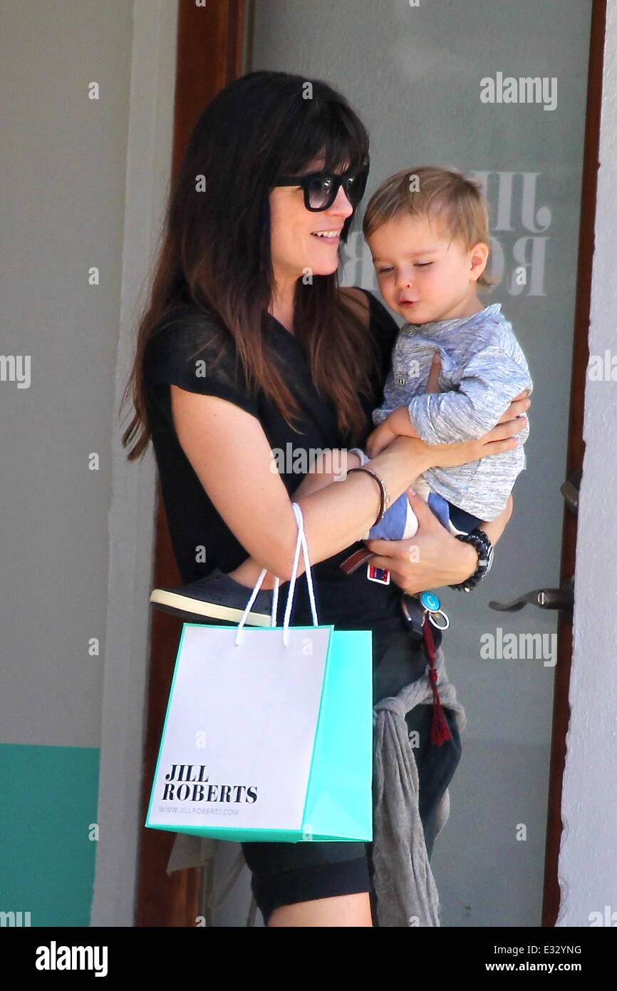 Selma Blair Seen Shopping With Her Son Arthur Saint Bleick Featuring Selma Blairarthur Bleick