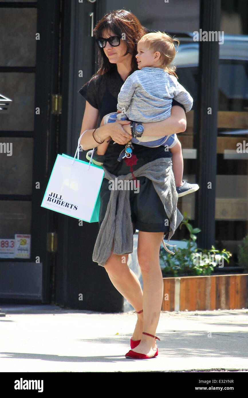 Selma Blair seen shopping with her son Arthur Saint Bleick Featuring ...