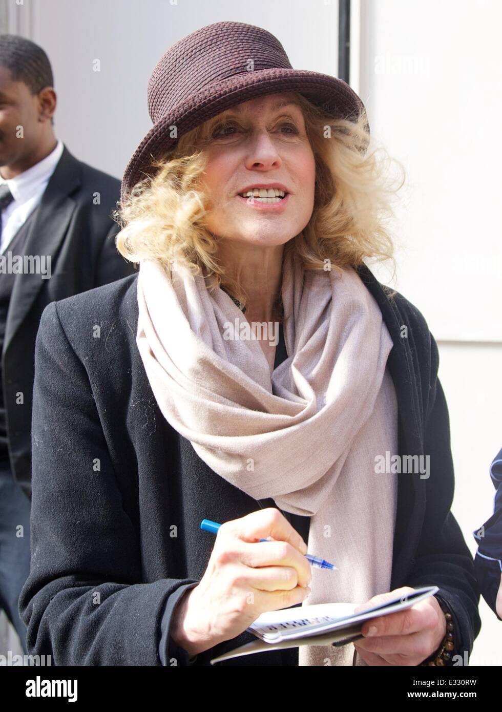 Judith Light meets fans outside the Manhattan Theatre Club after her ...