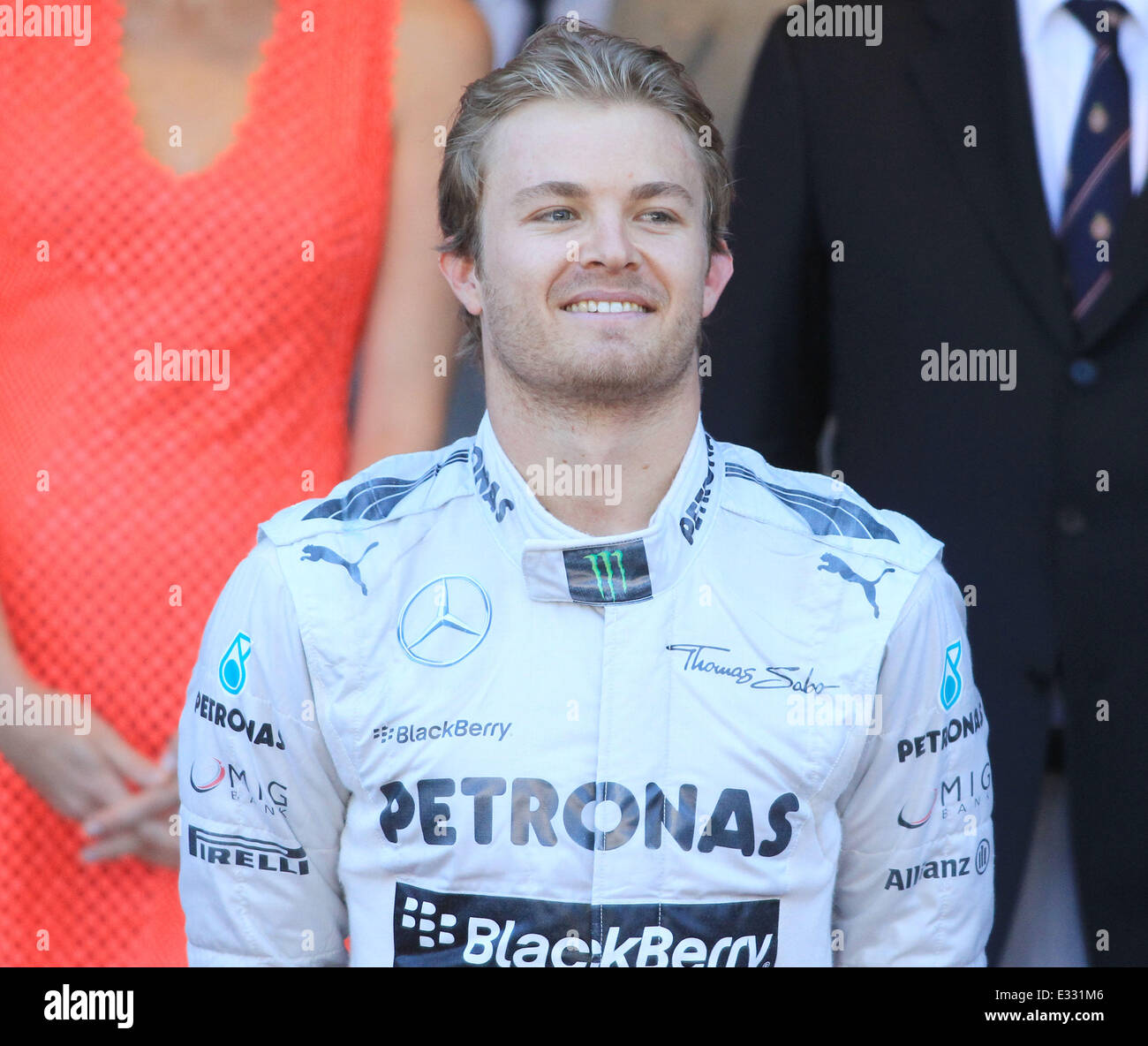 The 2013 Formula 1 Monaco Grand Prix - Podium Featuring: Nico Rosberg ...