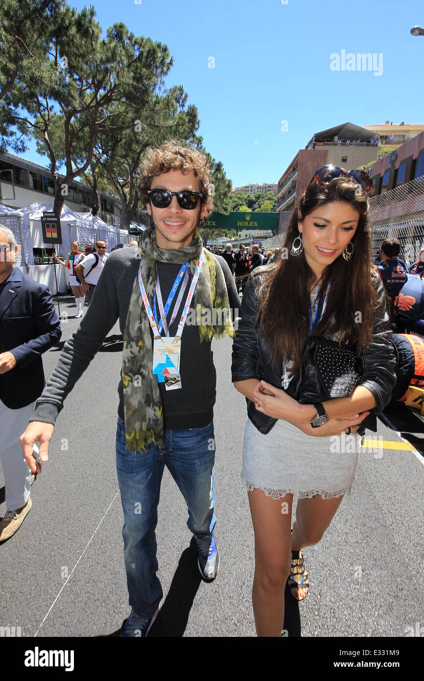 Valentino ROSSI with girl friend MONACO 26.05.2013, Grand Prix of ...