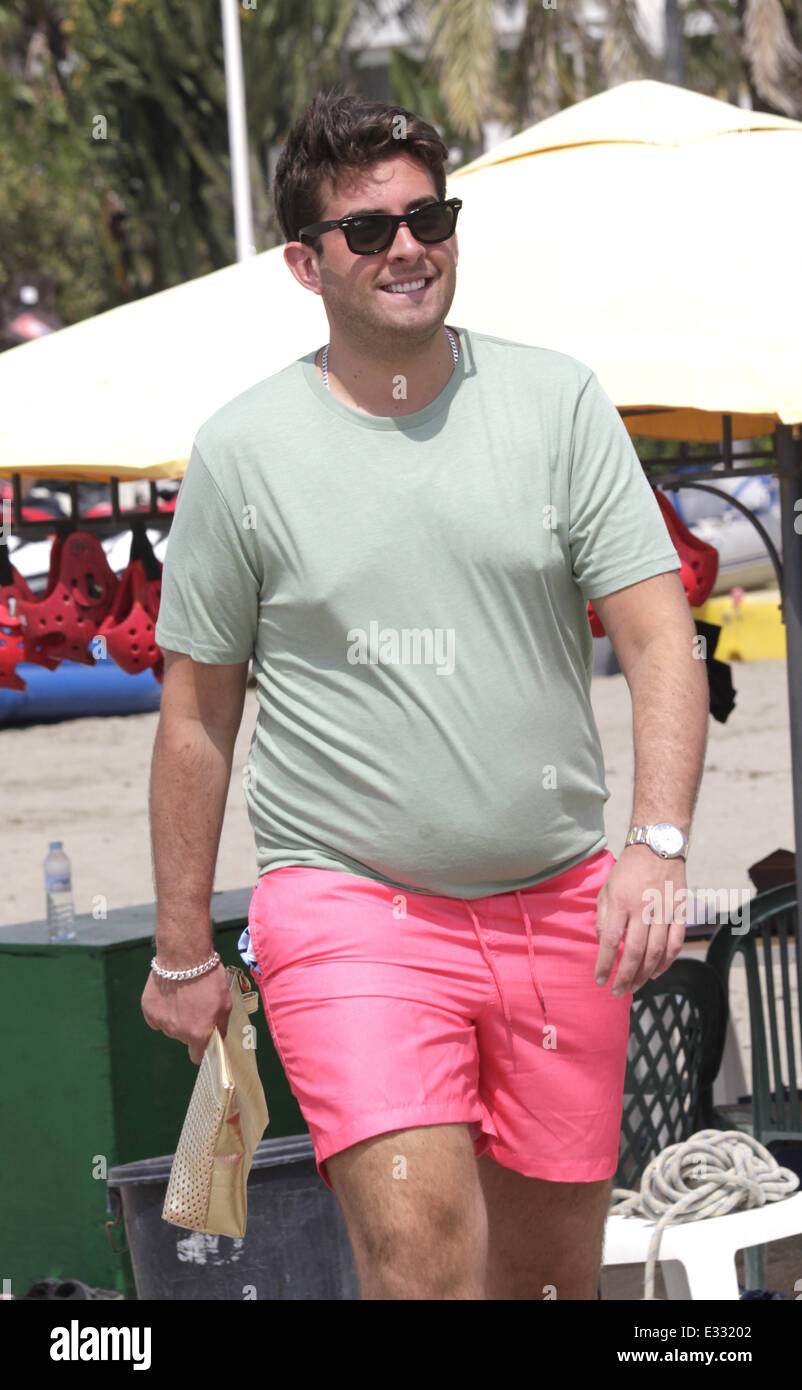 TOWIE stars, Joey Essex and James Argent filming scenes for a new ...