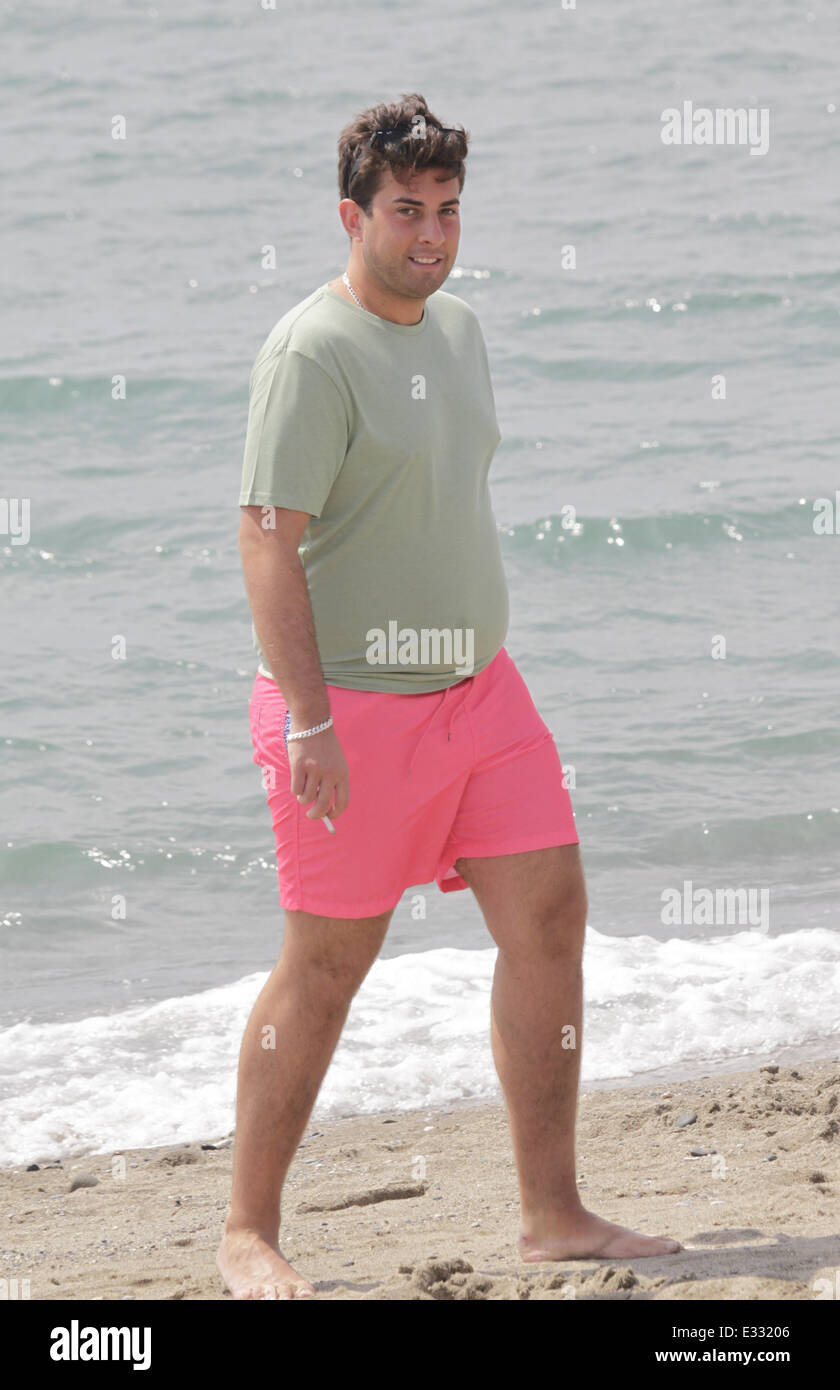 TOWIE stars, Joey Essex and James Argent filming scenes for a new ...