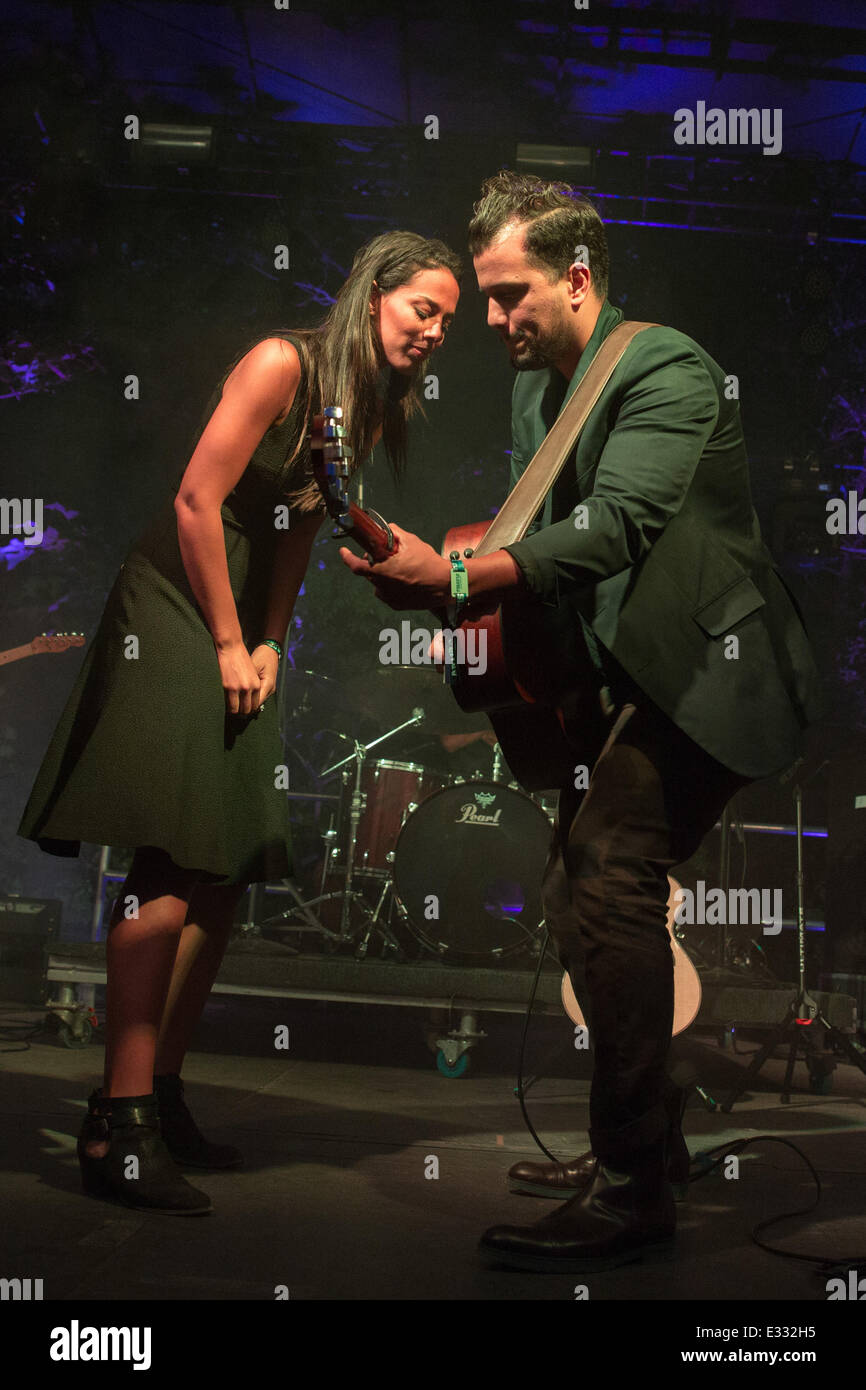 Dover, Delaware, USA. 21st June, 2014. AMANDA SUDANO and ABNER RAMIREZ ...