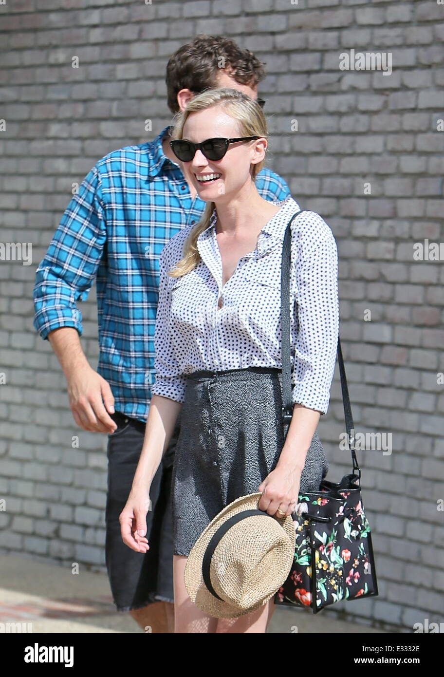 Celebrities leaving Joel Silver's Memorial Day Party at his home in ...