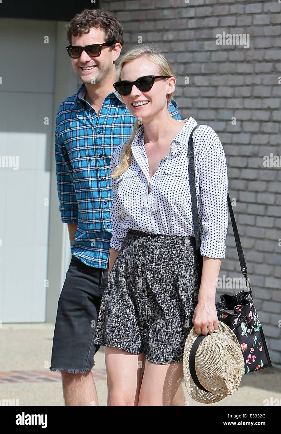 Celebrities leaving Joel Silver's Memorial Day Party at his home in ...