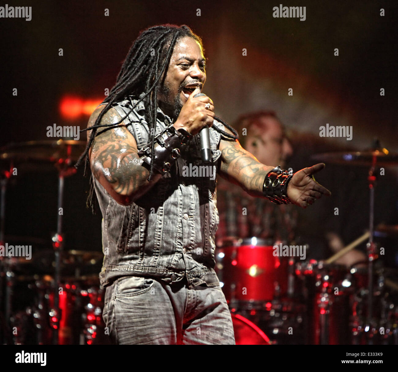 Sevendust performs at The Culture Room Featuring: Lajon Witherspoon ...