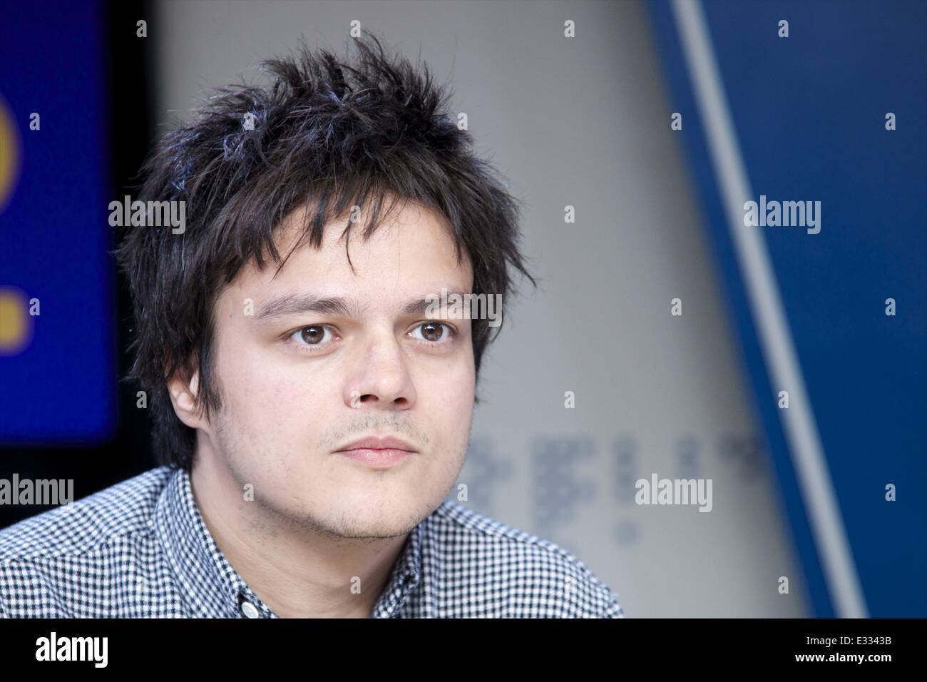 Singer Jamie Cullum during an interview at 'La Ventana' radio show in ...