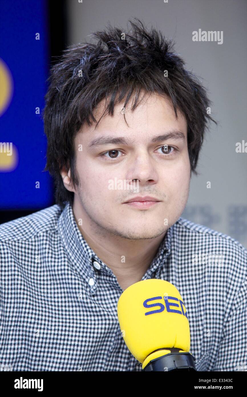 Singer Jamie Cullum during an interview at 'La Ventana' radio show in ...