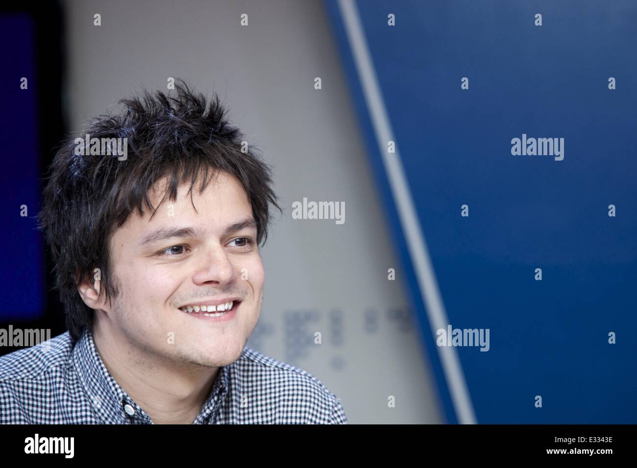 Singer Jamie Cullum during an interview at 'La Ventana' radio show in ...