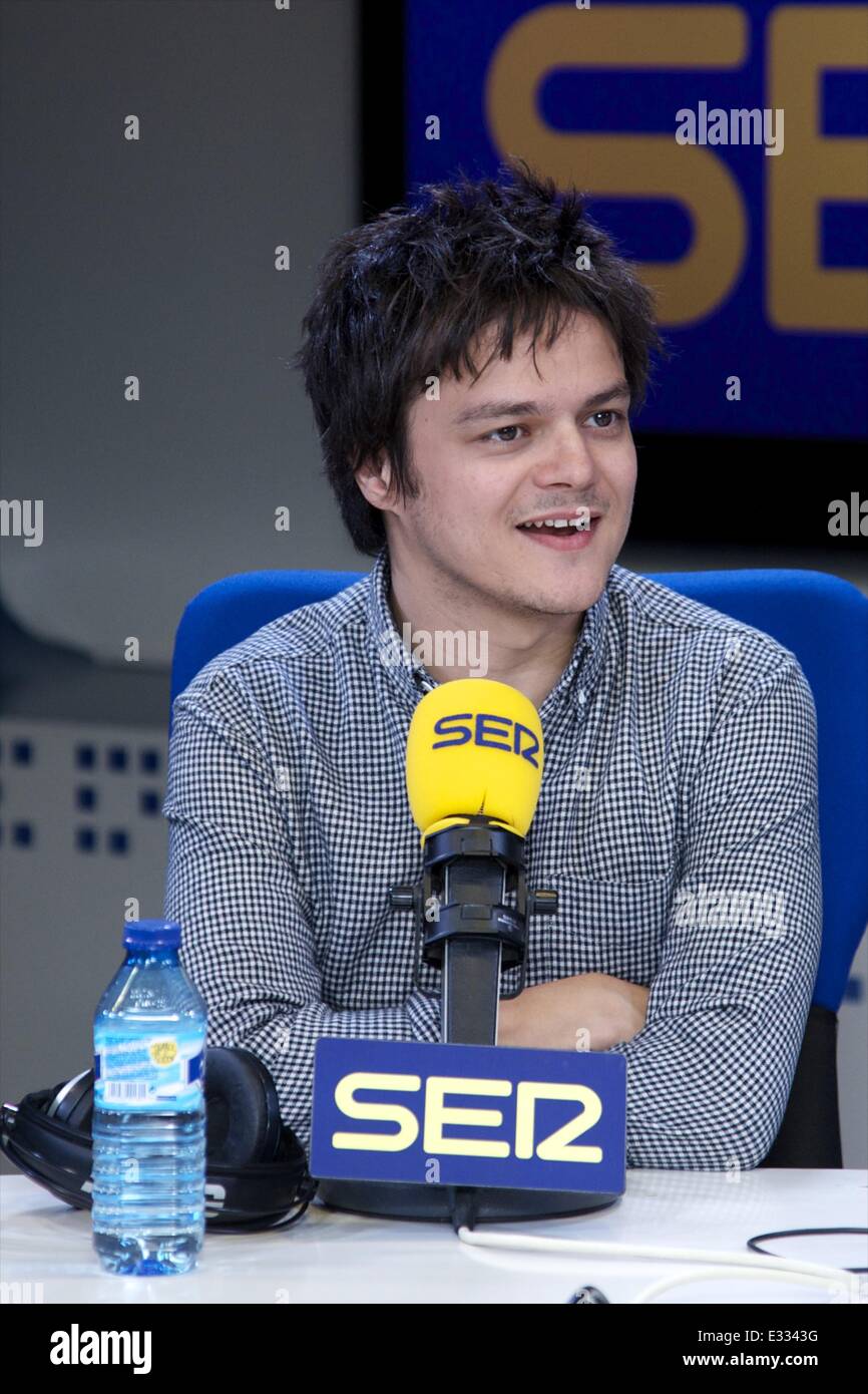 Singer Jamie Cullum during an interview at 'La Ventana' radio show in ...