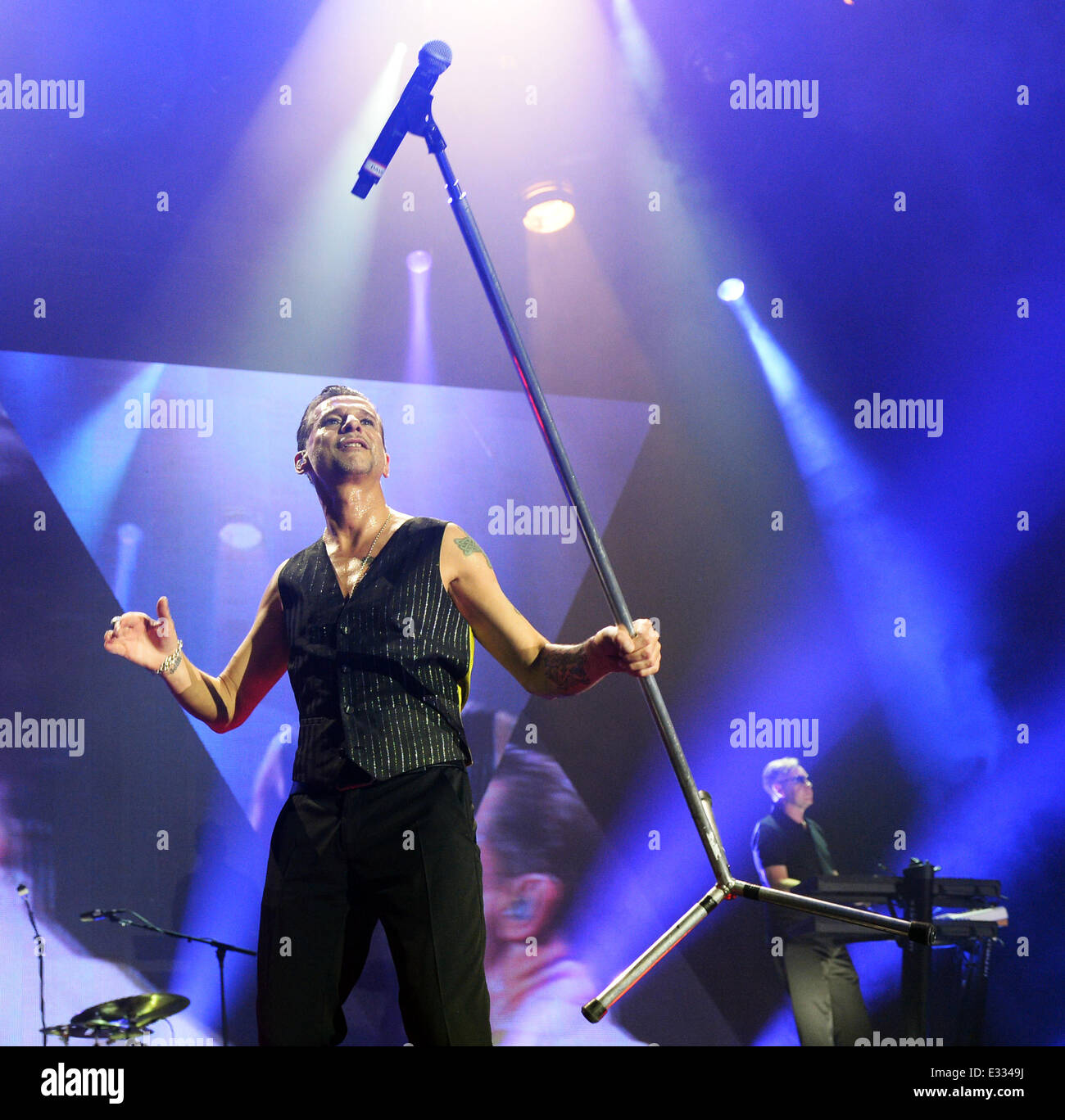 Depeche Mode perform at O2 Arena, Featuring: Depeche Mode Where: London ...