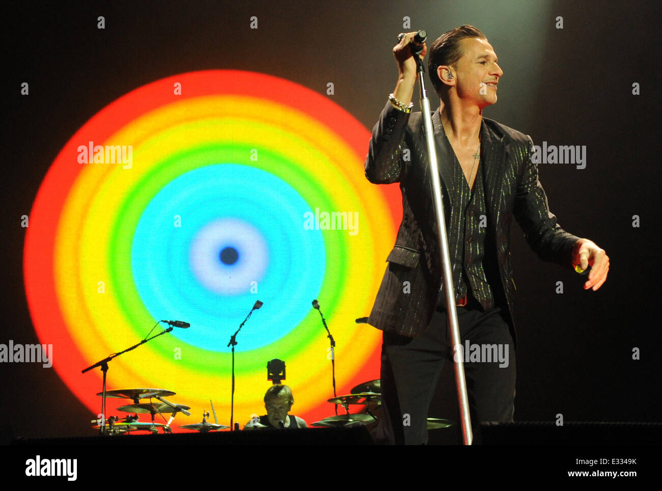 Depeche Mode perform at O2 Arena, Featuring: Depeche Mode Where: London ...