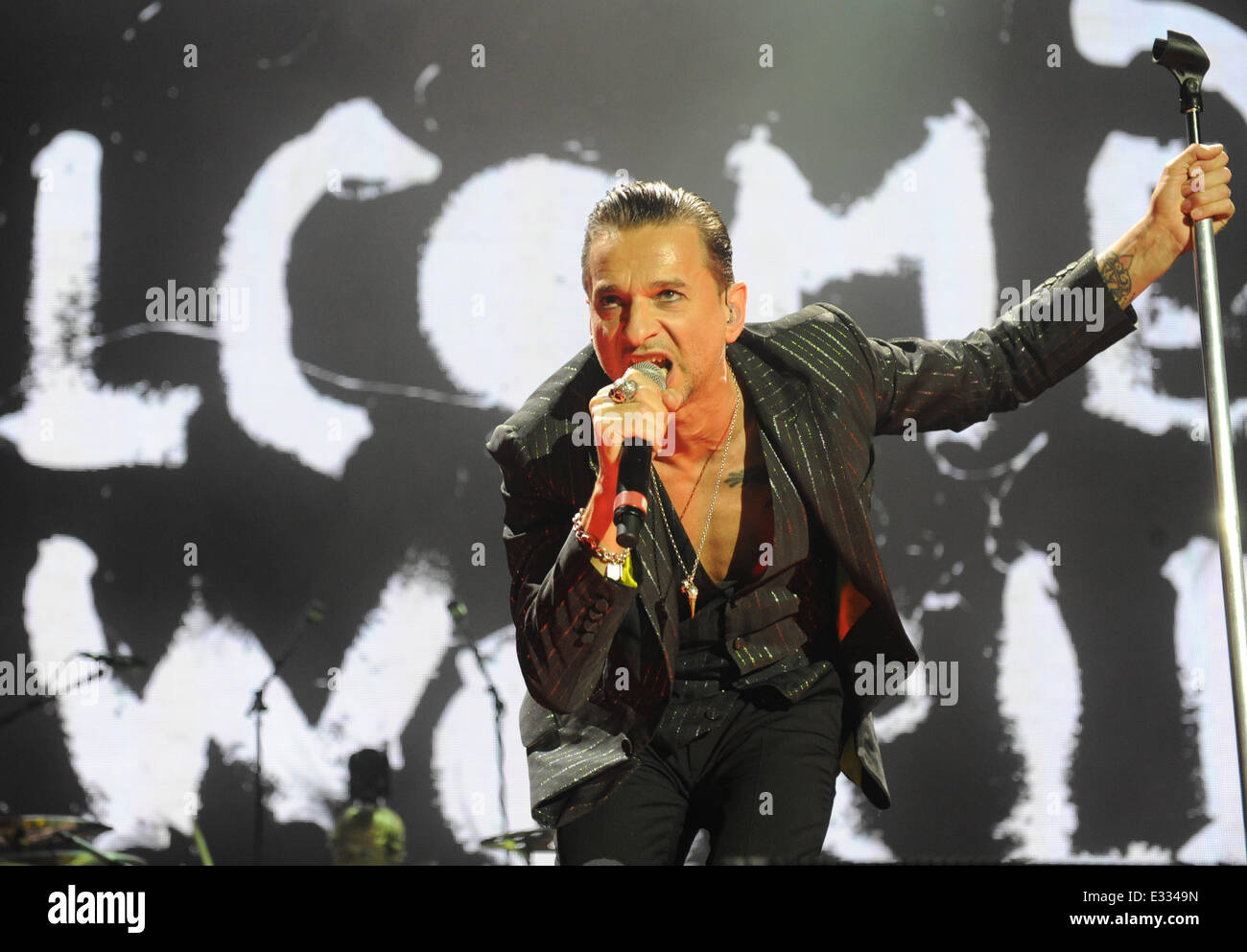 Depeche Mode perform at O2 Arena, Featuring: Depeche Mode Where: London ...