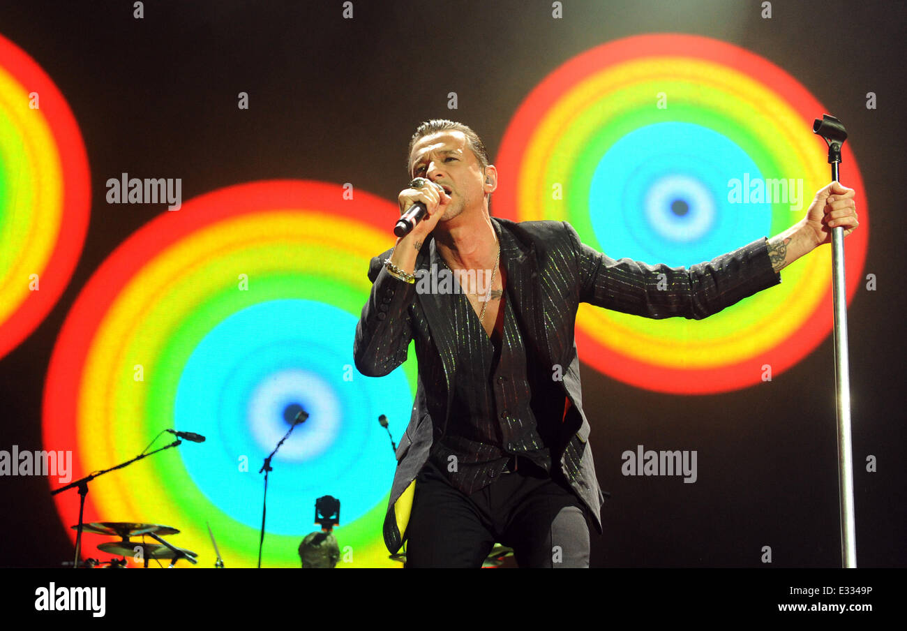 Depeche Mode perform at O2 Arena, Featuring: Depeche Mode Where: London ...